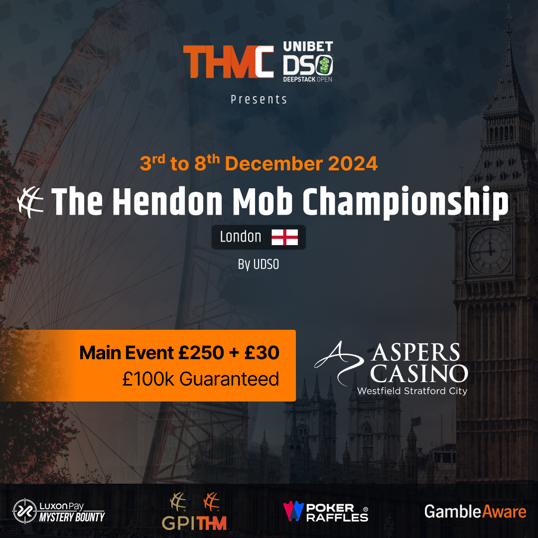 Win a THMC London Seat plus £200! – Poker Raffles